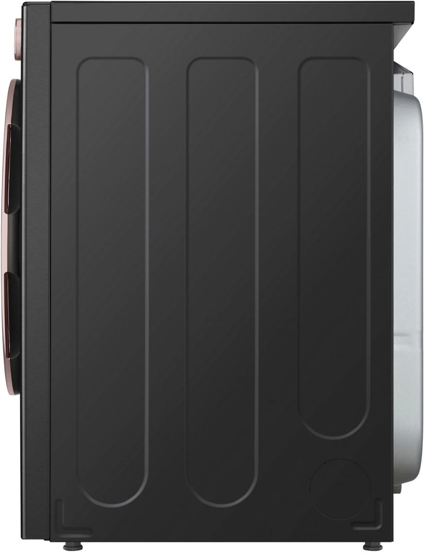 LG 7.4 cu. ft. Vented Stackable SMART Electric Dryer with TurboSteam a ...