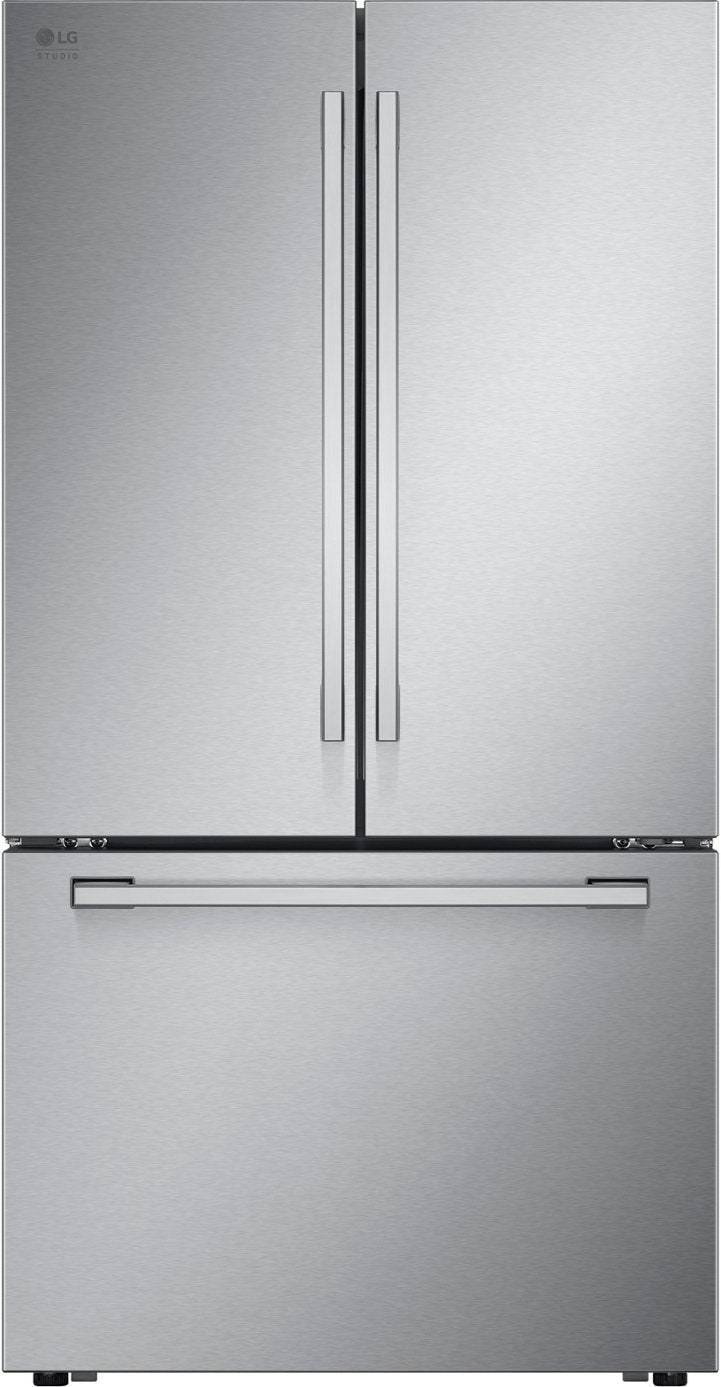 LG STUDIO 26.5 cu. ft. Counter Depth 3-Door French Door Refrigerator w ...