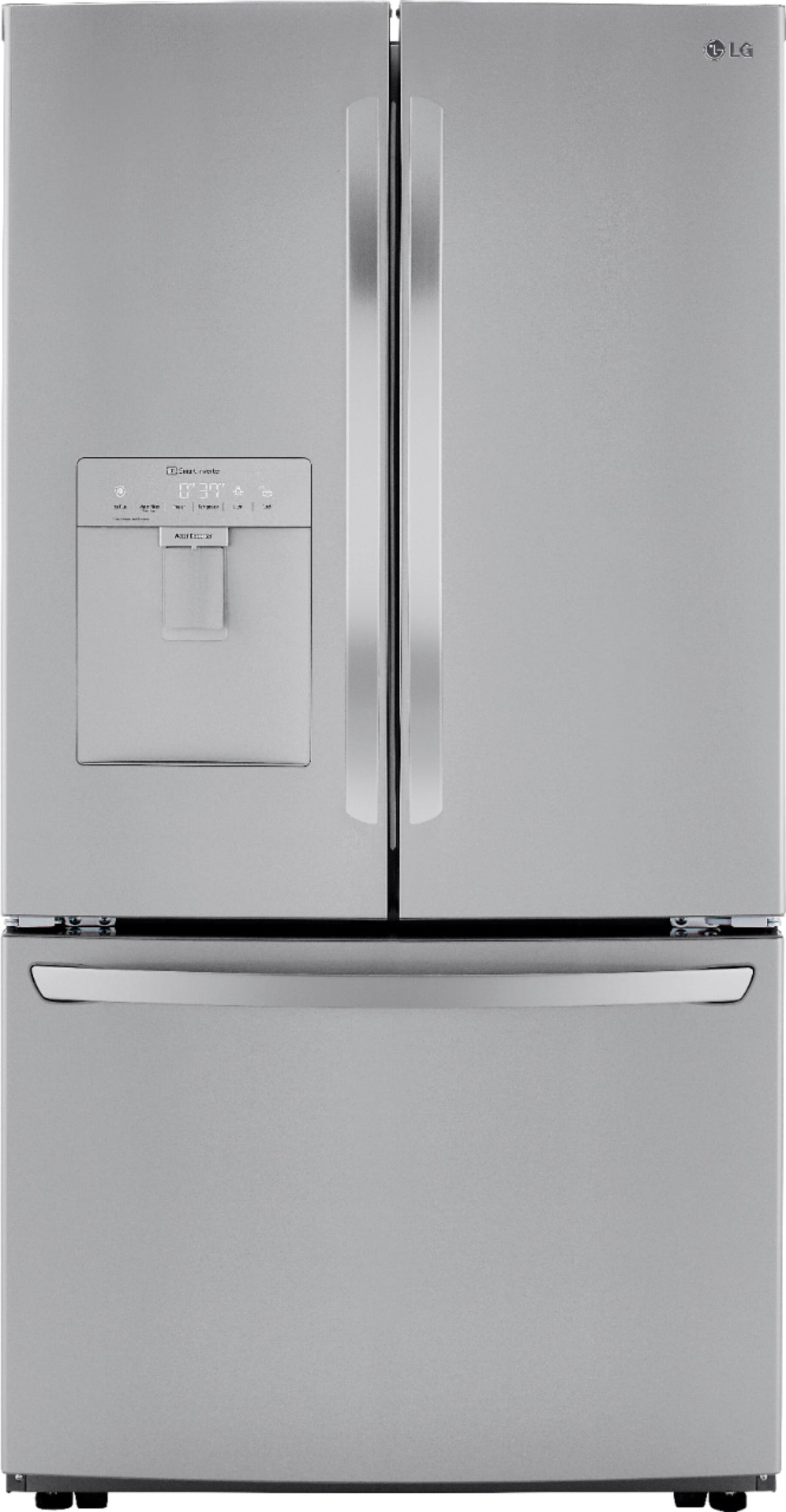 29 Cu. Ft. French Door Smart Refrigerator with Ice Maker and External ...